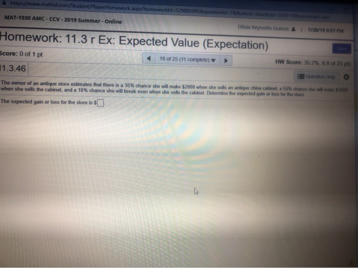 Solved http://www.math.com/Student/PlayerHomework | Chegg.com