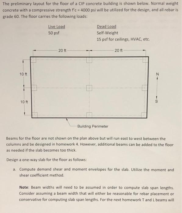 Solved The preliminary layout for the floor of a CIP | Chegg.com