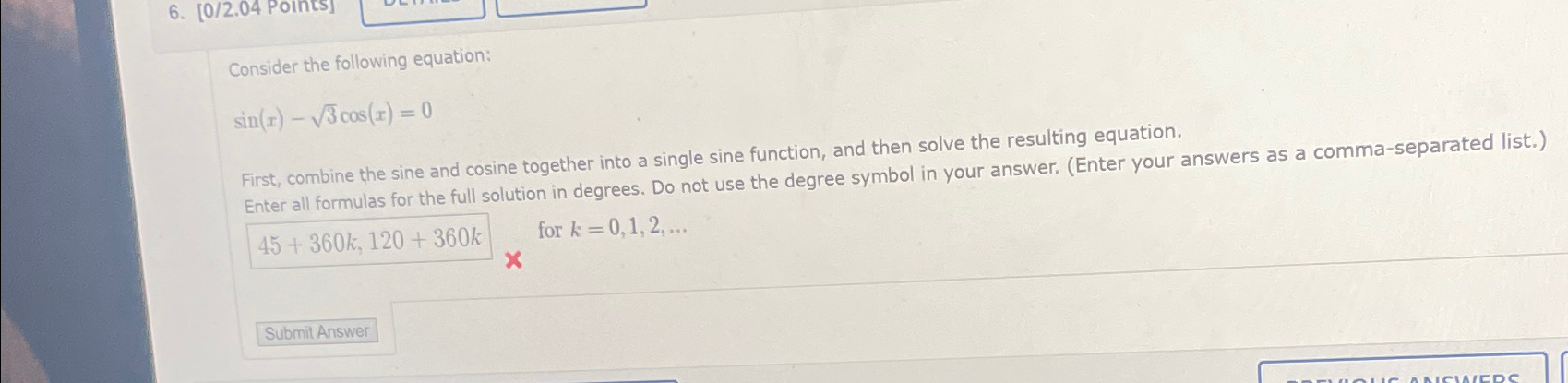 Solved Consider the following | Chegg.com