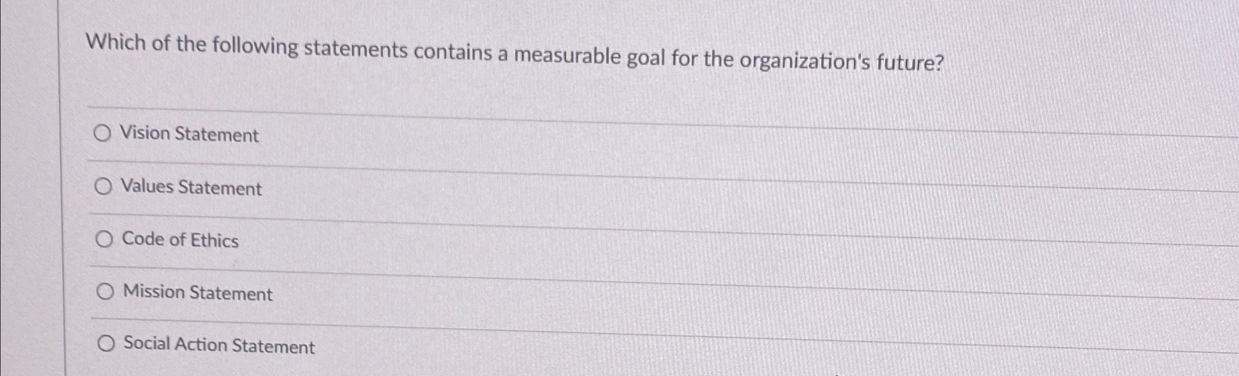 Solved Which of the following statements contains a | Chegg.com