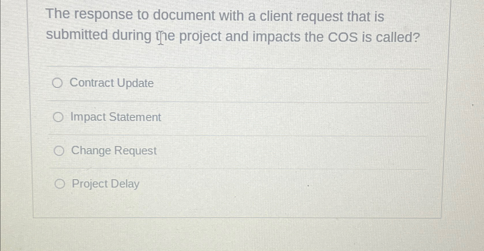 Solved The response to document with a client request that | Chegg.com