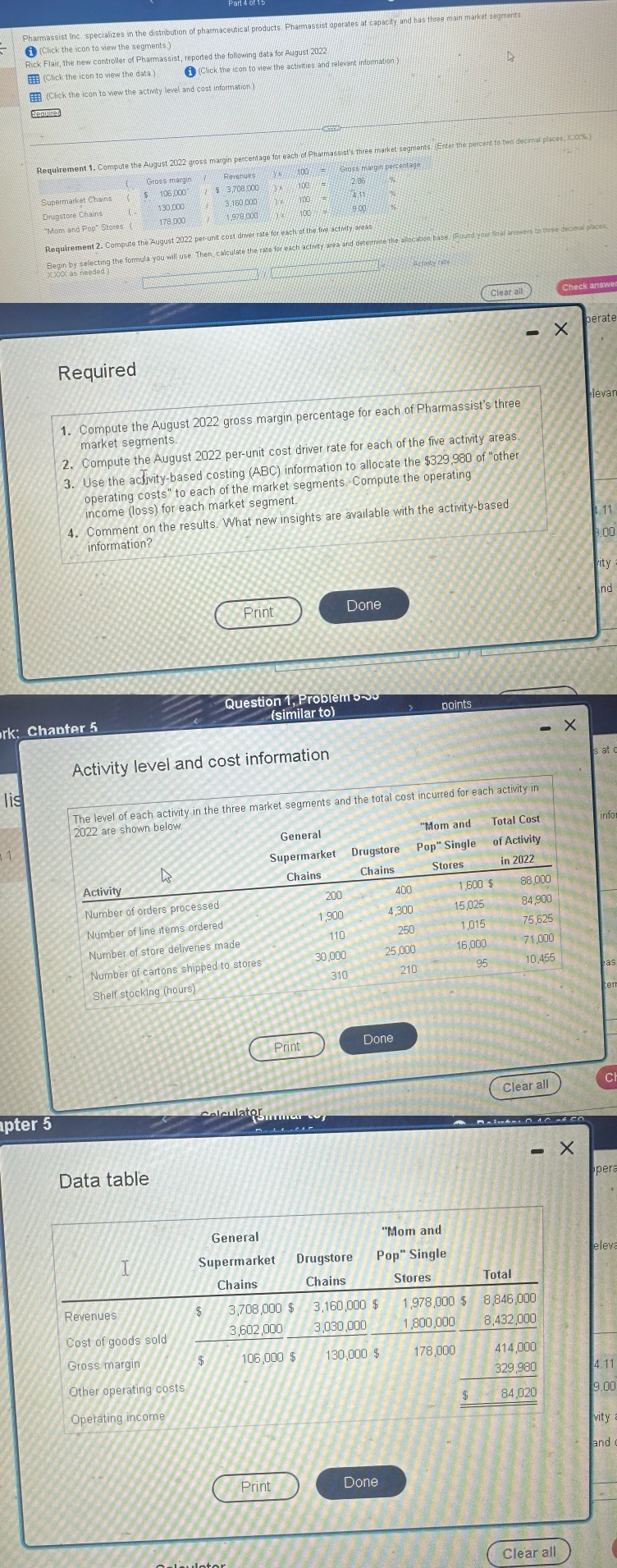 Solved RequiredCompute the August 2022 ﻿gross margin | Chegg.com