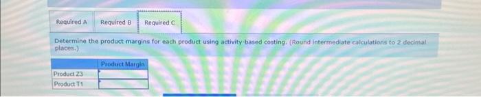 Solved Determine the product margins for each product | Chegg.com