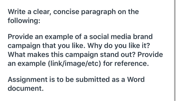 Solved Write a clear, concise paragraph on ONE of the | Chegg.com
