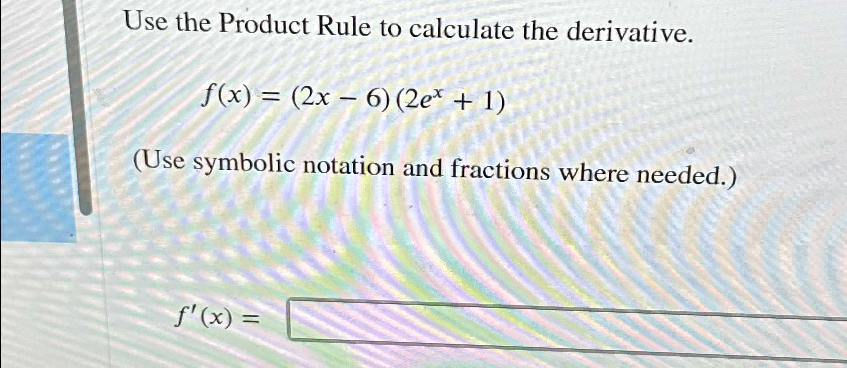Solved Use the Product Rule to calculate the | Chegg.com