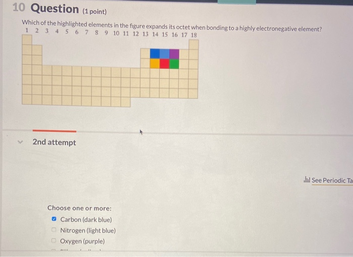 Solved 10 Question (1 point) Which of the highlighted | Chegg.com