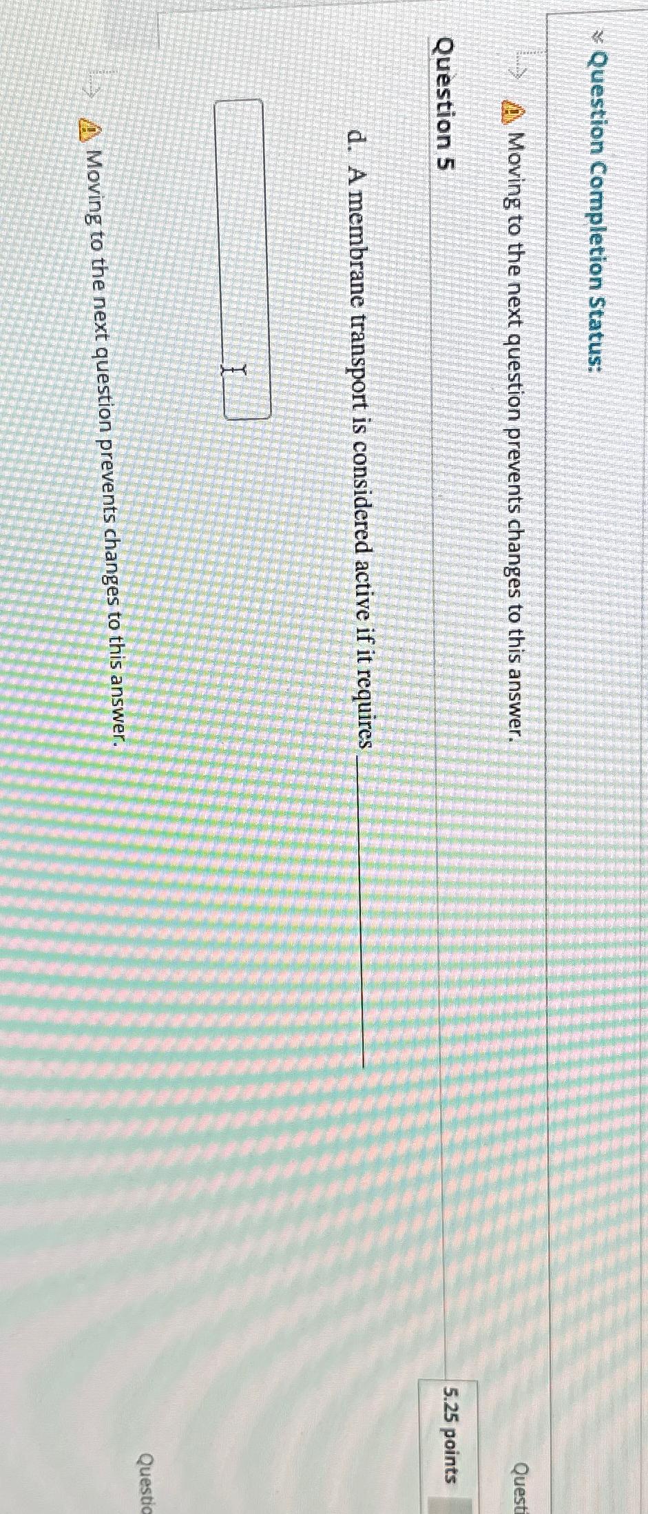 Solved Question Completion Status:Moving to the next | Chegg.com