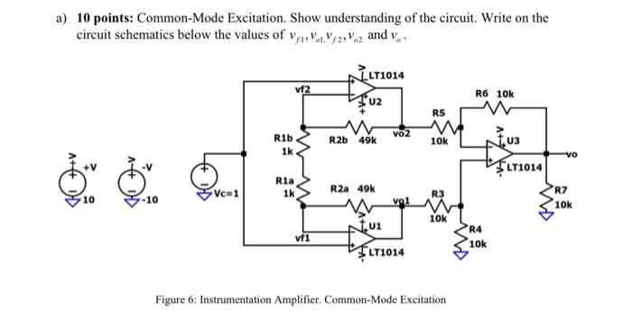 Solved a) 10 points: Common-Mode Excitation. Show | Chegg.com