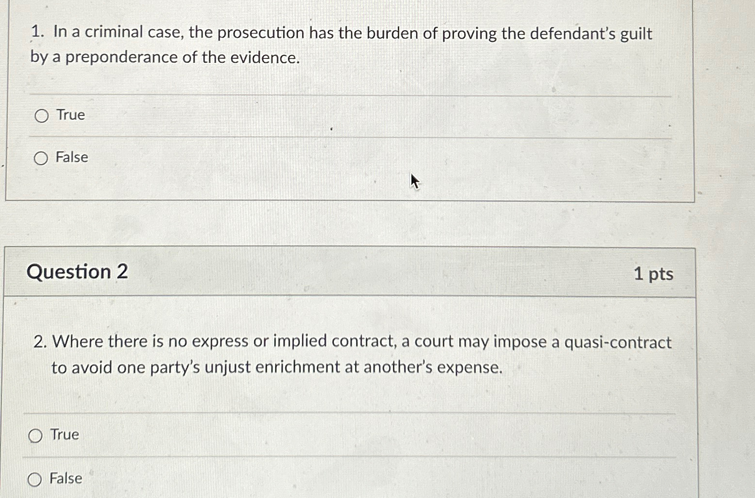 Solved In a criminal case, the prosecution has the burden of | Chegg.com