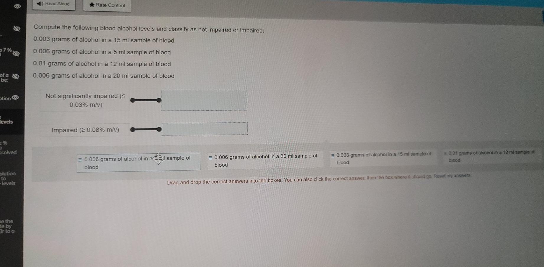 Solved Read Aloud Rate Content 27% Compute the following | Chegg.com