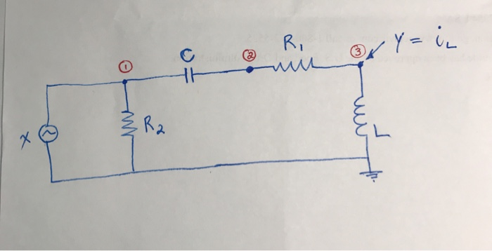 Solved For the RCL circuit below, find the input-output | Chegg.com