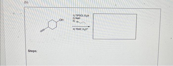 Solved 4) Complete the synthetic scheme for the following | Chegg.com