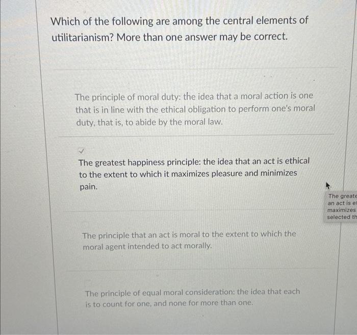 Which of the following are among the central elements | Chegg.com