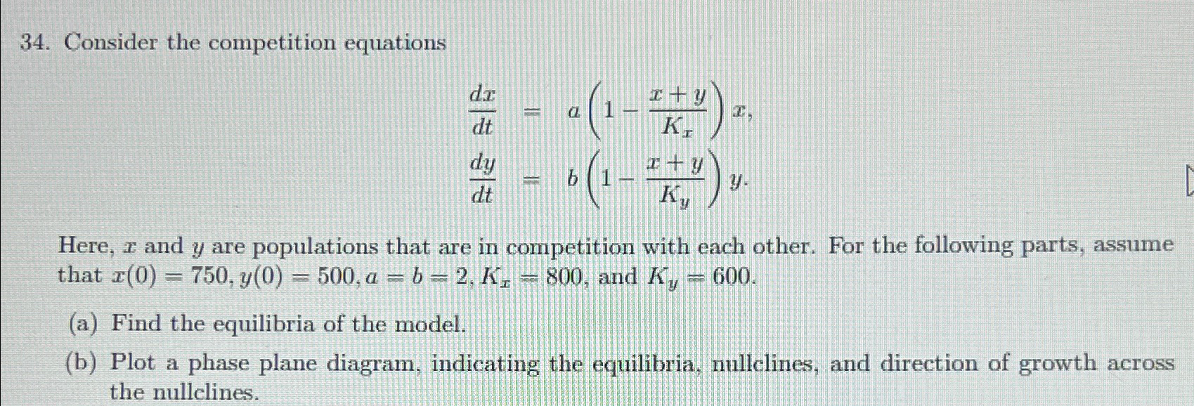 Solved Consider the competition | Chegg.com