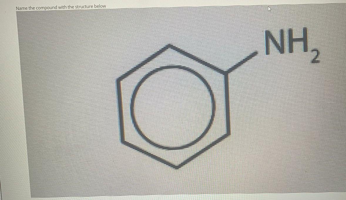Solved Name the compound with the structure below NH | Chegg.com