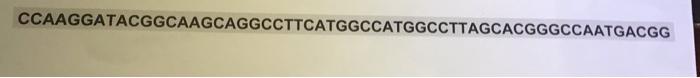 Solved Distribute the DNA fragments from largest to smallest | Chegg.com