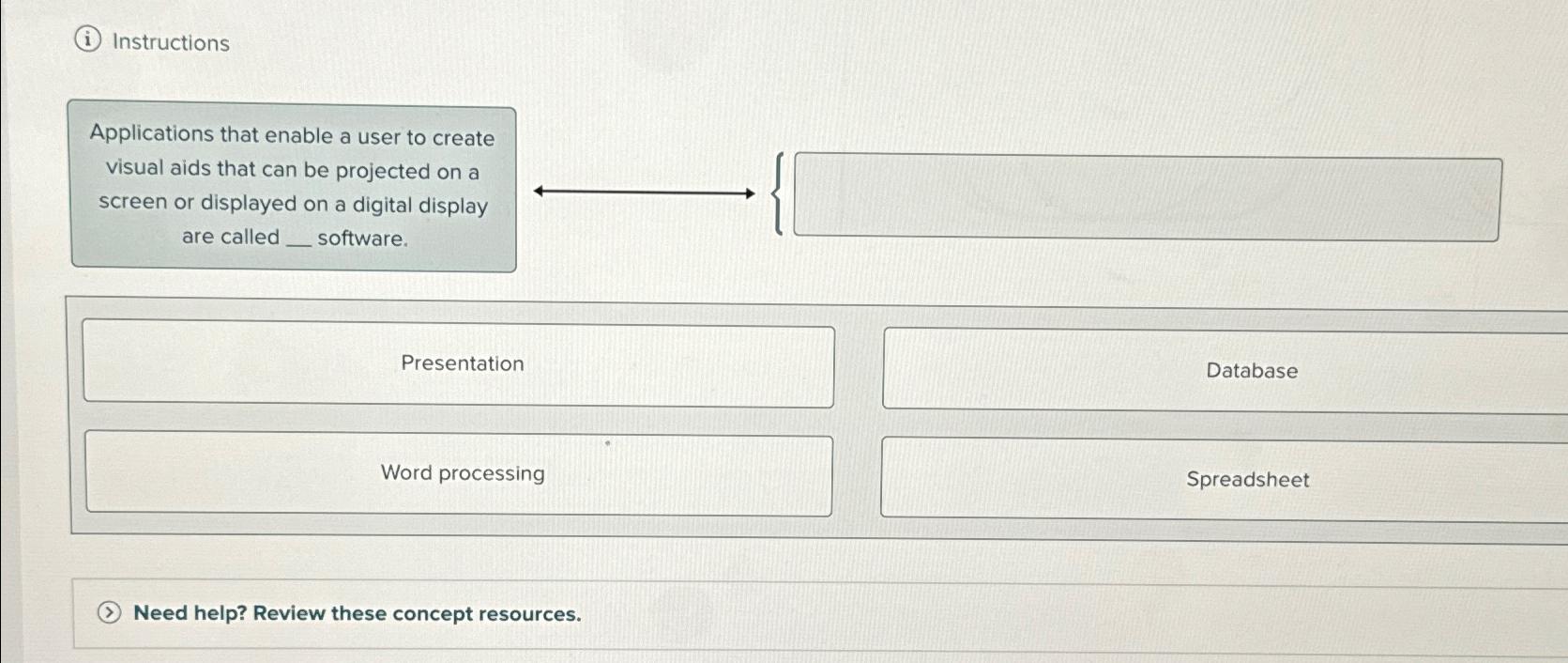 Solved InstructionsApplications that enable a user to create | Chegg.com