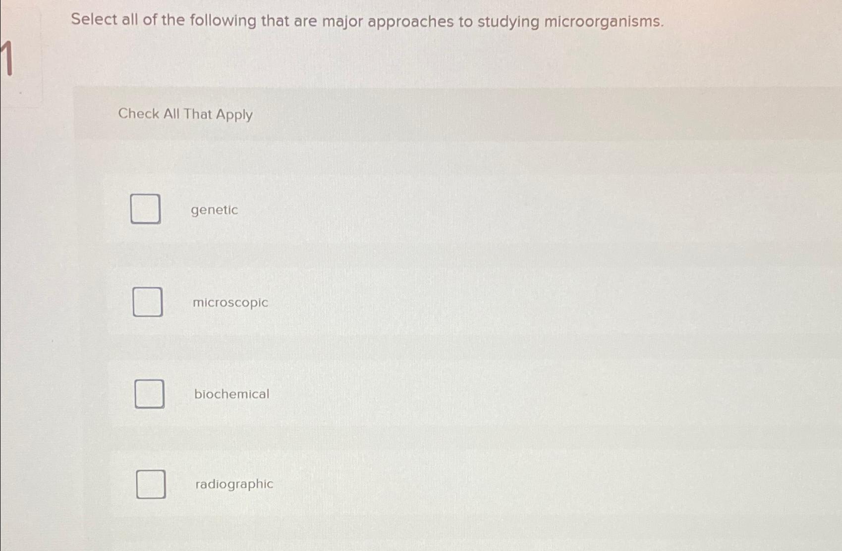Solved Select all of the following that are major approaches | Chegg.com