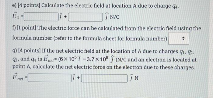 Solved Problem 2. [20 points] Four-point charges are located | Chegg.com