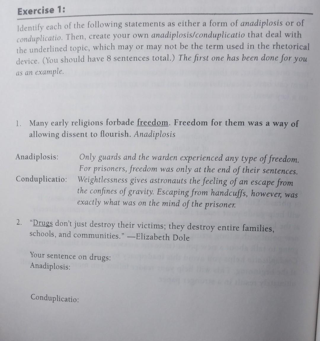 Identify each of the following statements as either a | Chegg.com