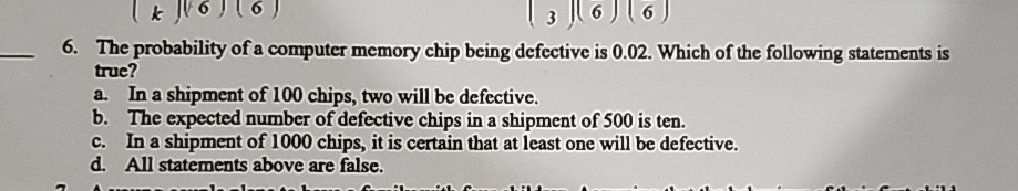 Solved The probability of a computer memory chip being | Chegg.com