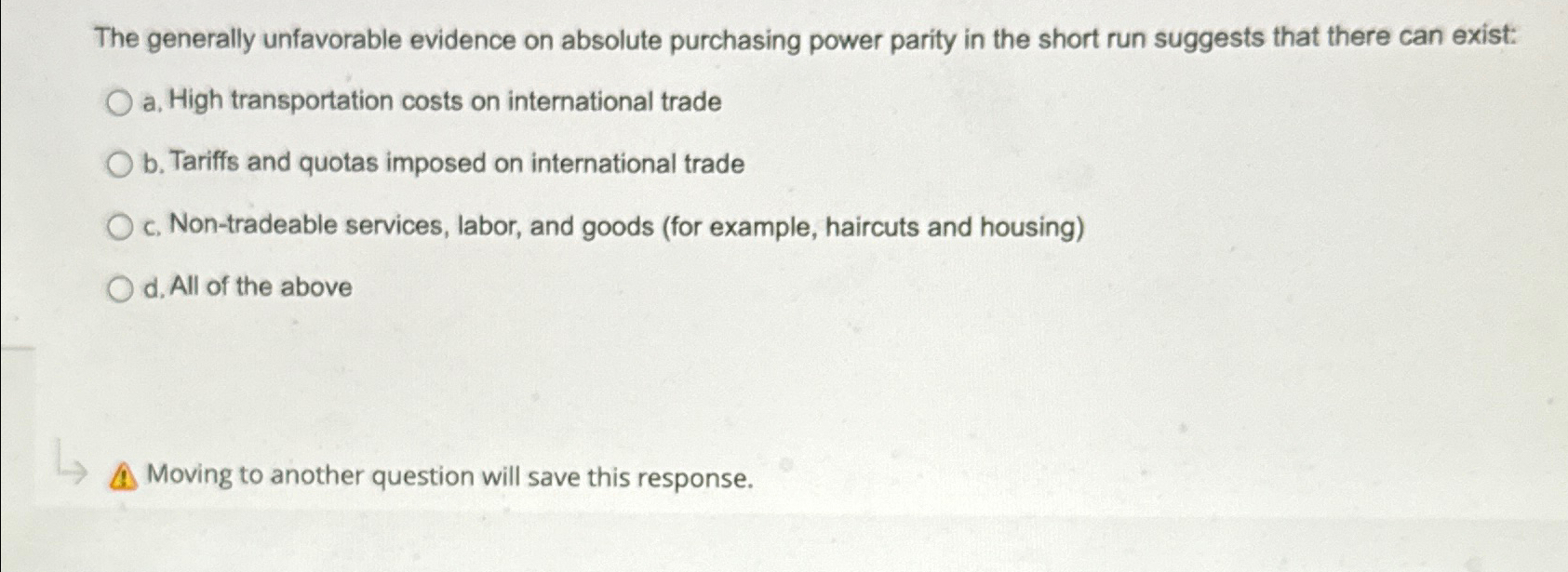 Solved The generally unfavorable evidence on absolute | Chegg.com