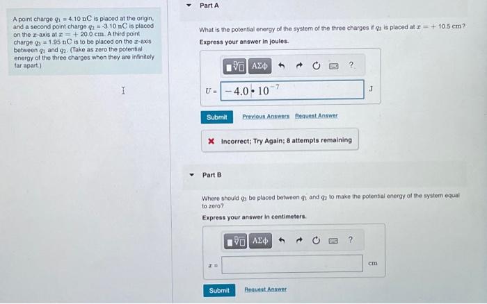 Solved A point charge q1=4.10nC is placed at the origin, and | Chegg.com