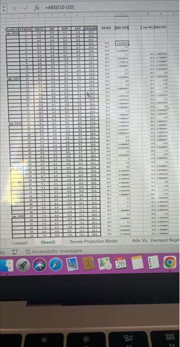 Solved 5- Use 3-month and 6-month moving averages to predict | Chegg.com