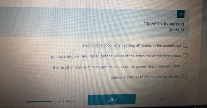 Solved مطلوب Vertical Mapping Vs Horizontal Mapping Two | Chegg.com