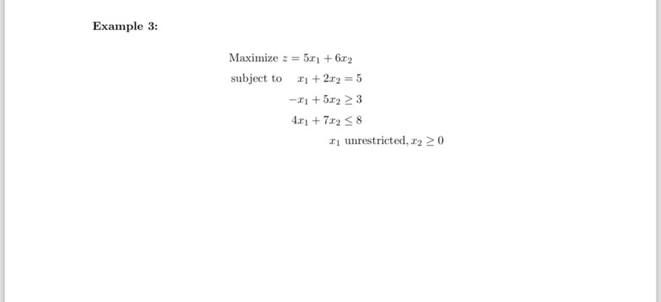Solved Example 3: Soruyu Lp den dual forma çevirir misiniz | Chegg.com