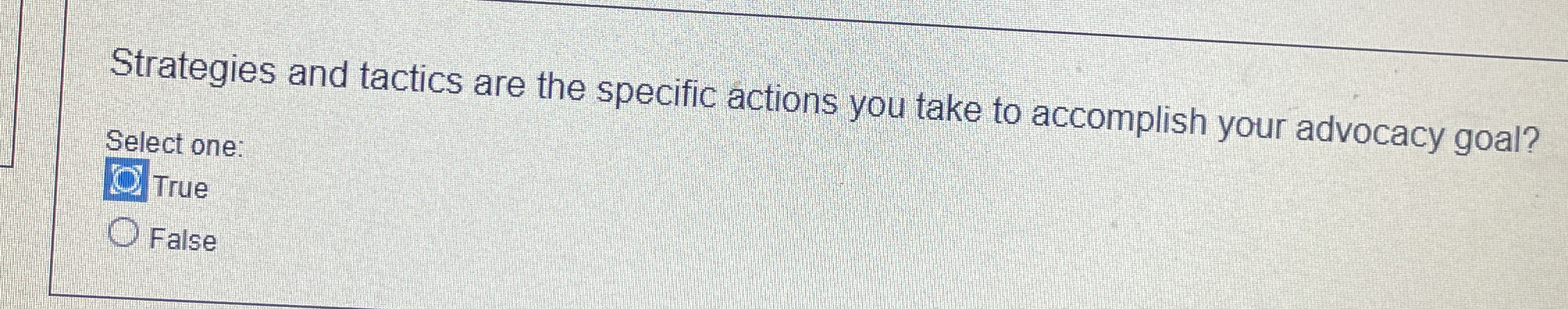 Solved Strategies and tactics are the specific actions you | Chegg.com