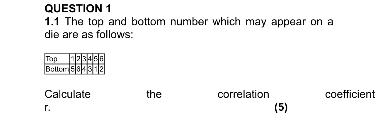Solved QUESTION 11.1 ﻿The top and bottom number which may | Chegg.com