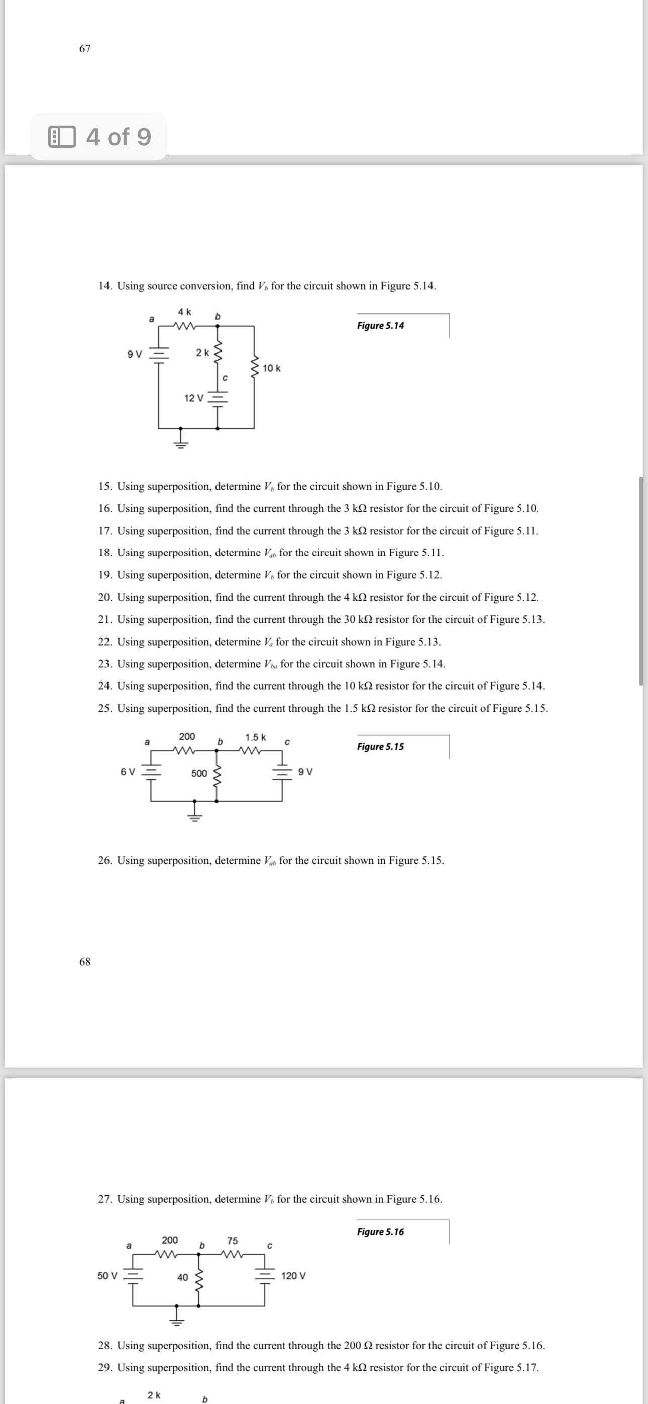 Solved 6714. ﻿Using source conversion, find Vb ﻿for the | Chegg.com