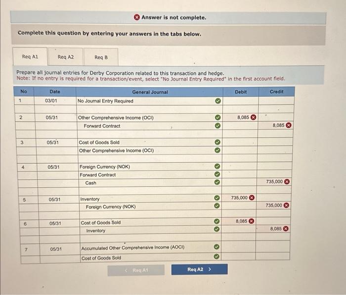 On March 1, Derby Corporation (a U.S.-based company) | Chegg.com
