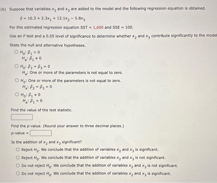 Solved In a regression analysis involving 27 observations, | Chegg.com