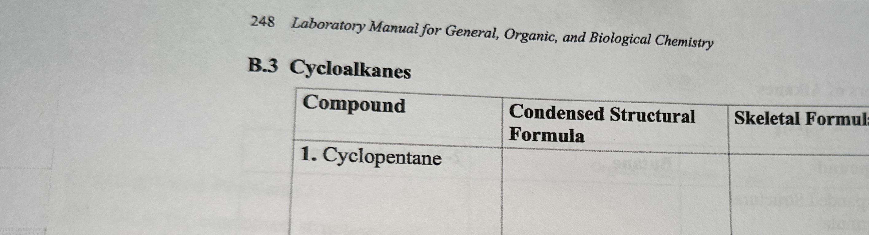 Solved 248 ﻿Laboratory Manual for General, Organic, and | Chegg.com