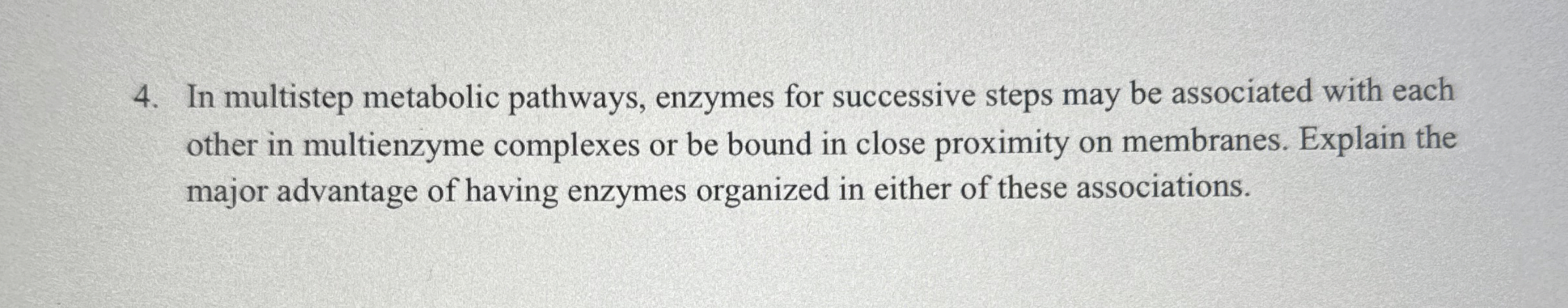 Solved In multistep metabolic pathways, enzymes for | Chegg.com
