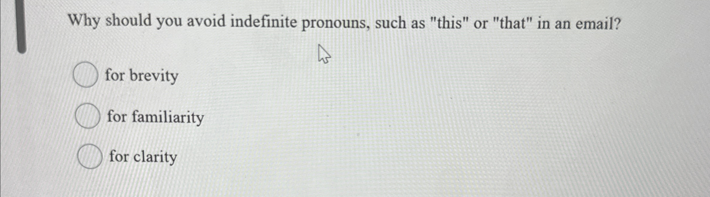 Solved Why should you avoid indefinite pronouns, such as | Chegg.com
