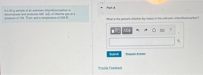 Solved An experiment shows that a 116 mL gas sample has a | Chegg.com