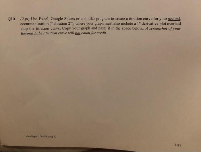 Solved Q13. Complete the following table for your second | Chegg.com
