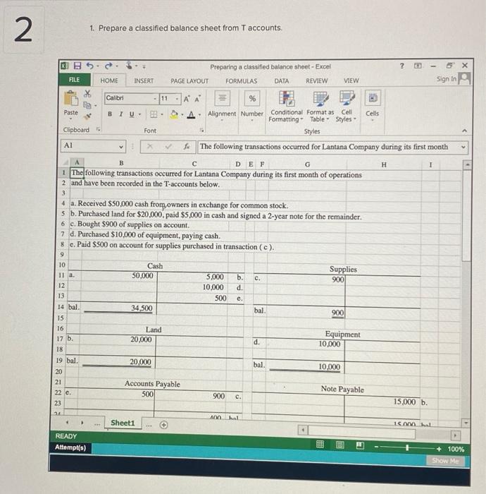 Solved 1. Determine adjusting entries and prepare an | Chegg.com