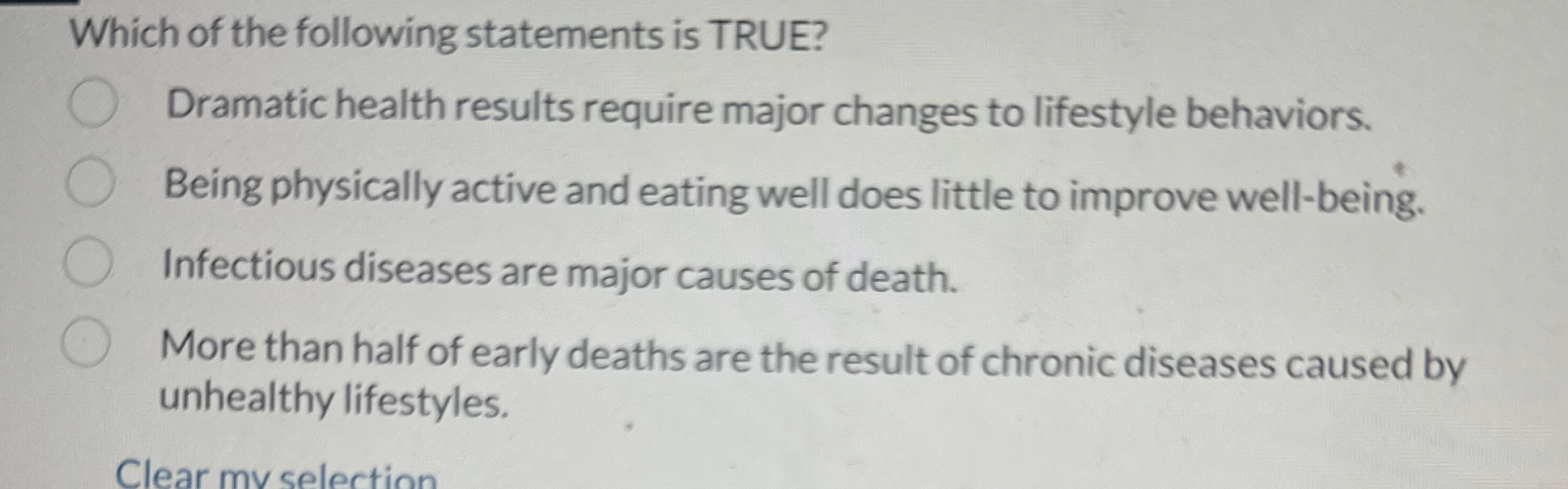 Solved Which of the following statements is TRUE?Dramatic | Chegg.com