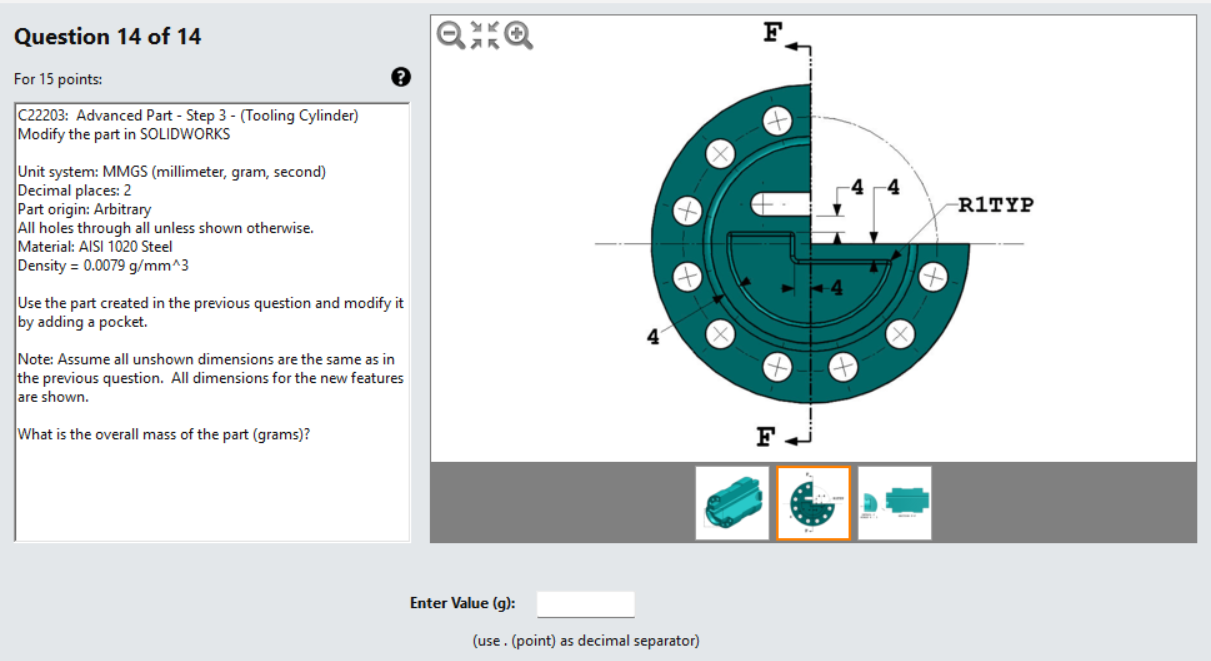 Solved Question 14 ﻿of 14For 15 ﻿points:C22203: Advanced | Chegg.com