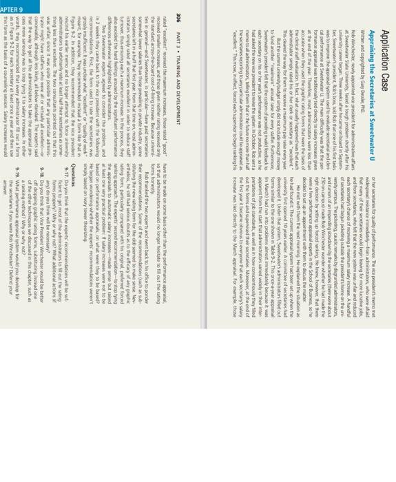 Solved Application Case Appraising the Secretaries at | Chegg.com