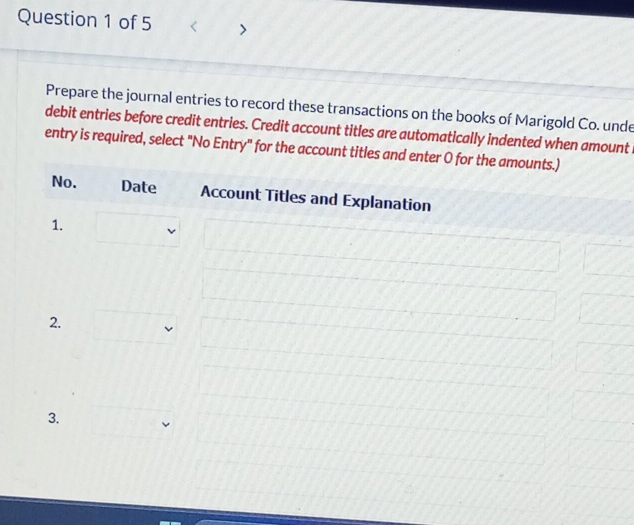 Solved Question 1 of 5 View Policies Current Attempt in | Chegg.com