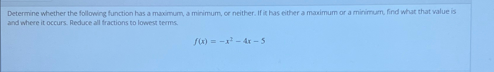 Solved Determine whether the following function has a | Chegg.com