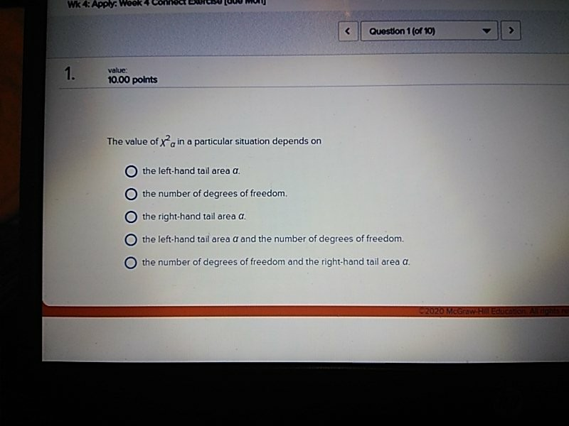 Solved Wk 4: Apply Question 1 (of 10) 1. value: 10.00 polnts | Chegg.com Solved Wk 4: Apply Question 1 (of 10) 1. value: 10.00 polnts | Chegg.com