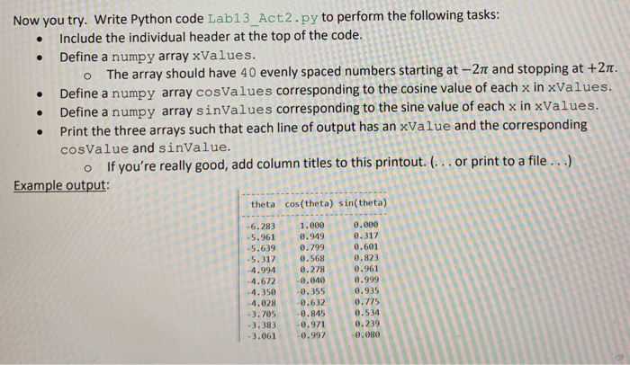Solved Now You Try Write Python Code Lab13 Act2 Py To