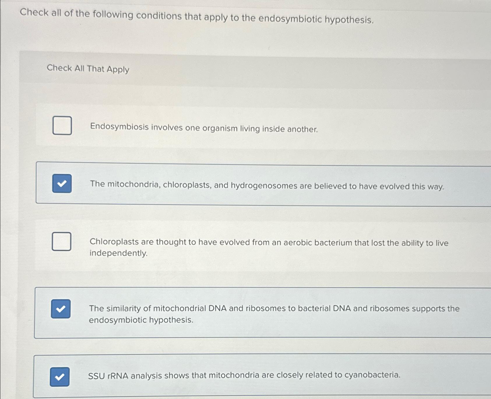 Solved Check all of the following conditions that apply to | Chegg.com