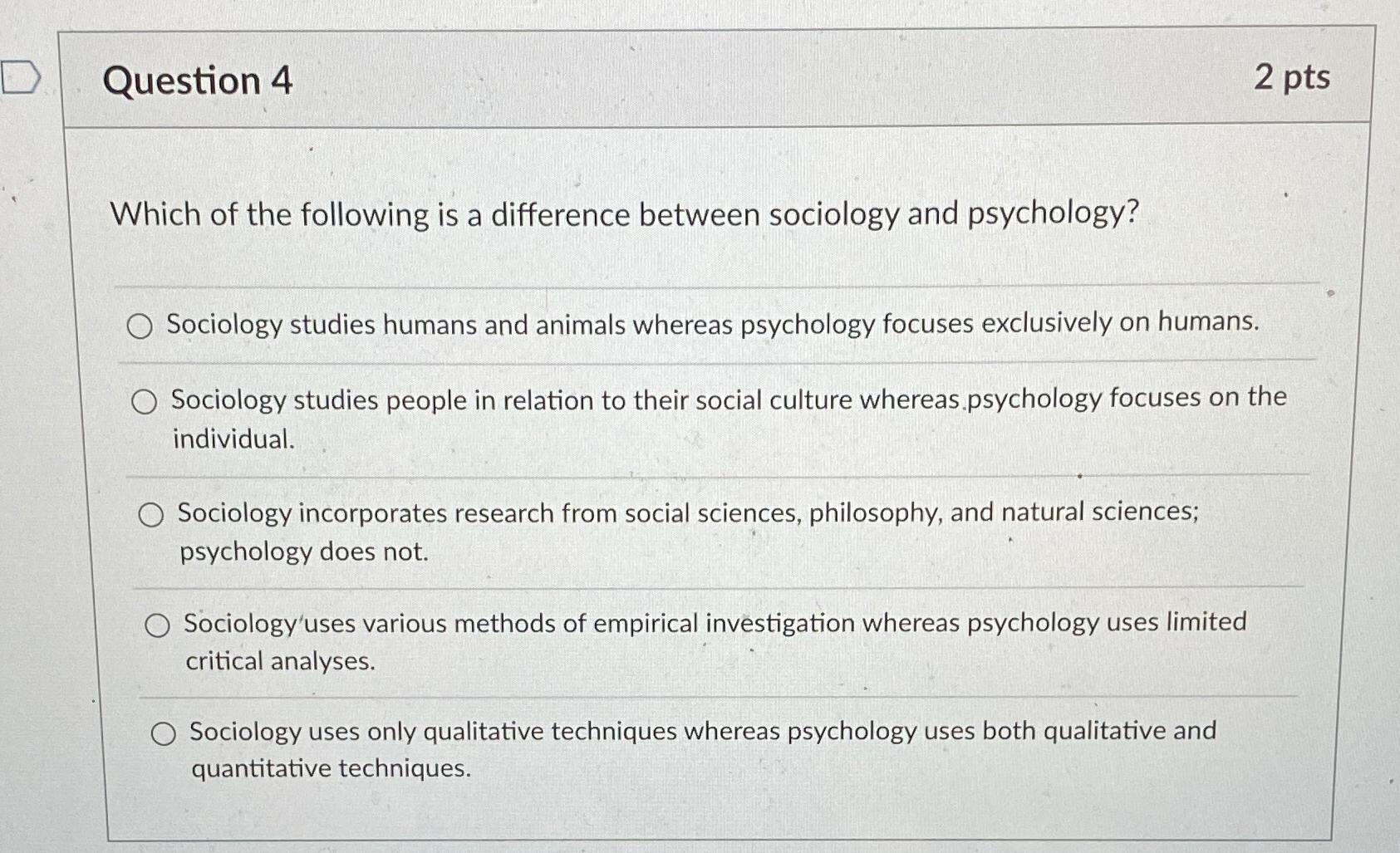 Solved Question 42 ﻿ptsWhich of the following is a | Chegg.com